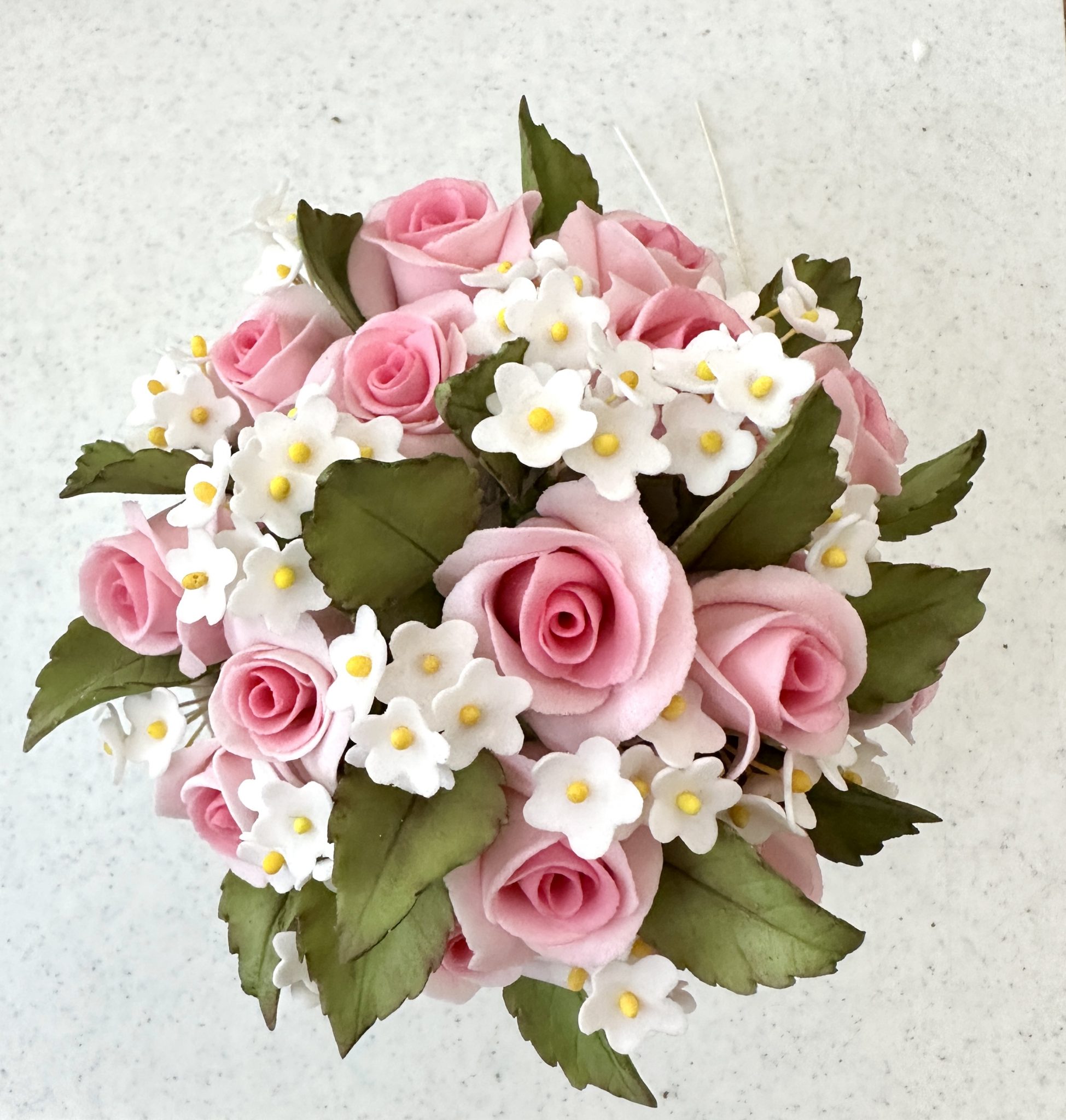 Modelled Fondant Roses, Filler Flowers and Leaves - Grace Stevens